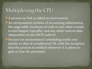 Exokernel operating systems | PPT