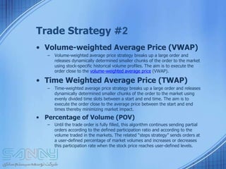 Algorithmic Trading | PPTX | Cloud Computing | Internet