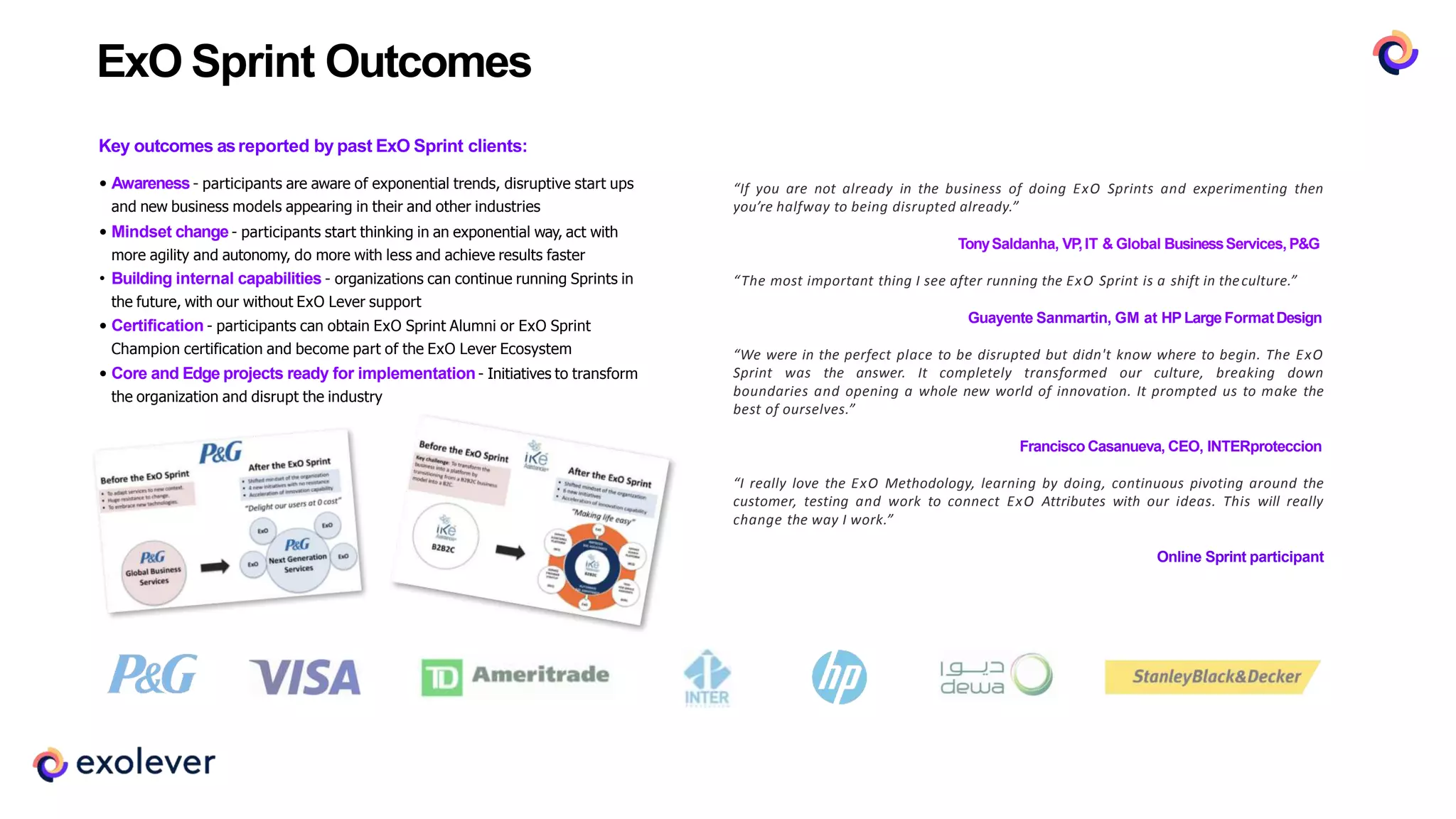 The ExO Sprint Process | PPTX