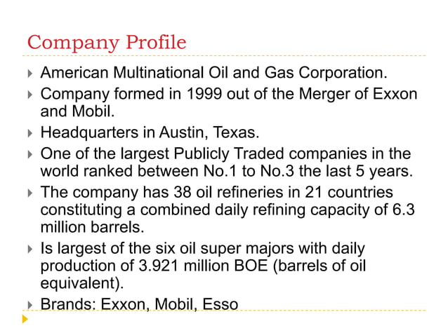 Exon mobil new | PPSX