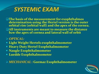 Exophthalmometer | PPTX