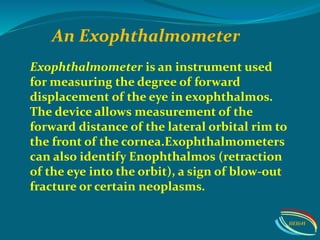 Exophthalmometer | PPTX