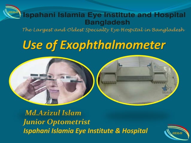 Exophthalmometer | PPT