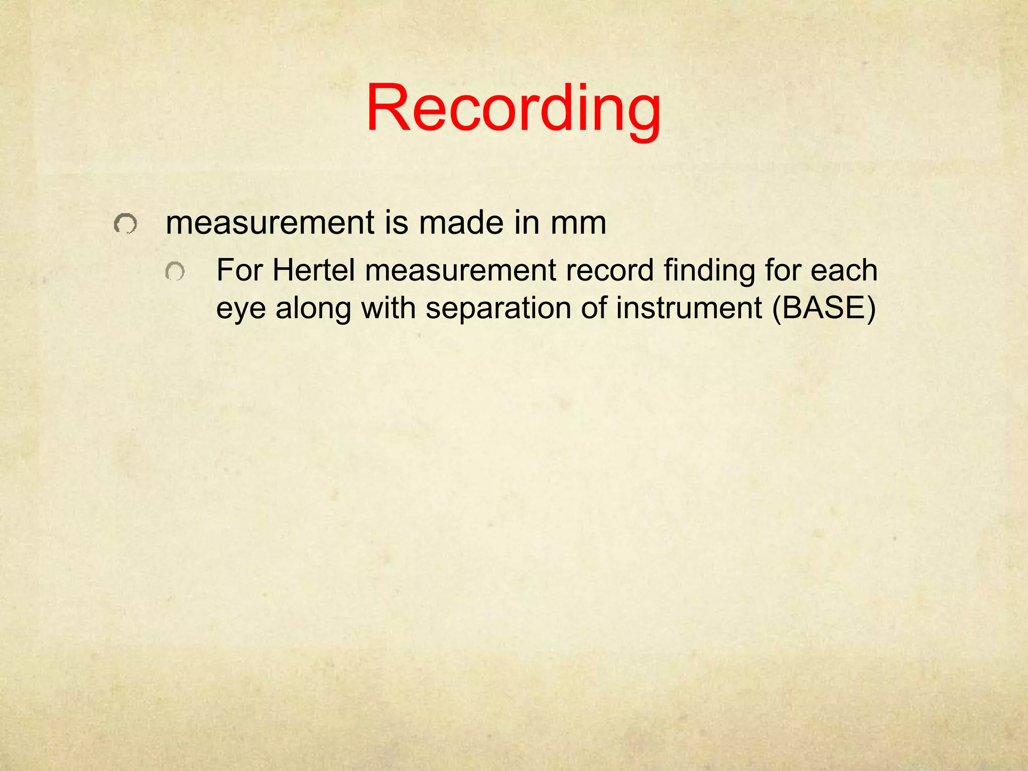 Exophthalmometry | PPTX