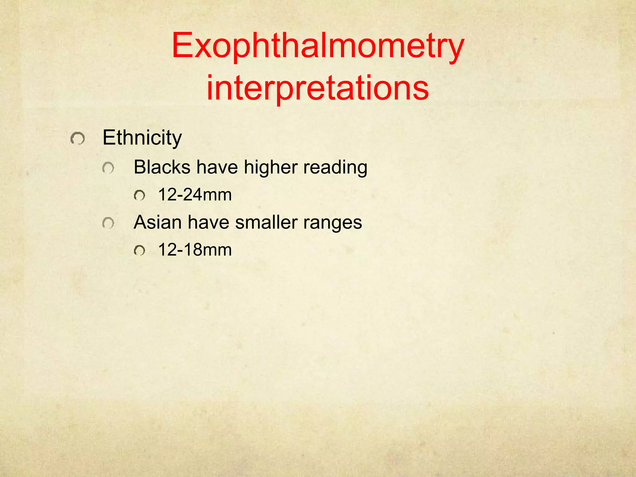 Exophthalmometry | PPTX