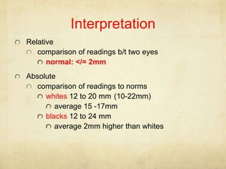 Exophthalmometry | PPTX