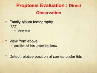 Exophthalmometry | PPTX