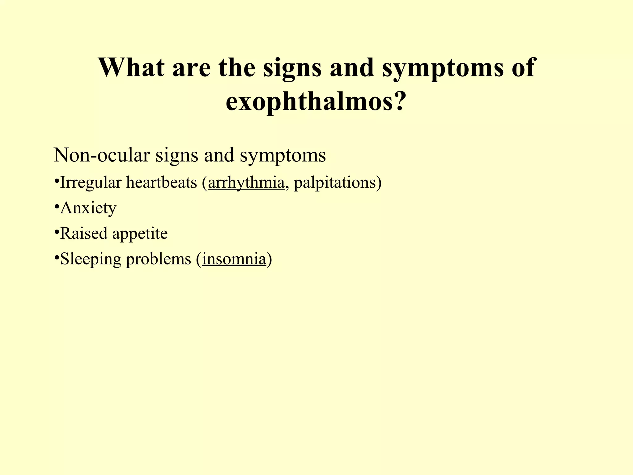 Exophthalmos, thyroid eye disease. | PPT | Thyroid Disorders ...