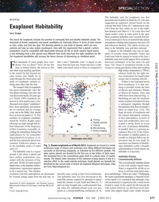 Exoplanet habitability | PDF | Geography | Science