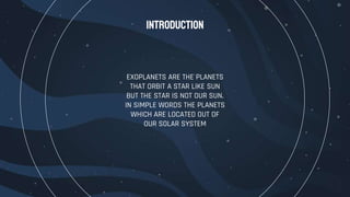 Exoplanets ppt | PPTX