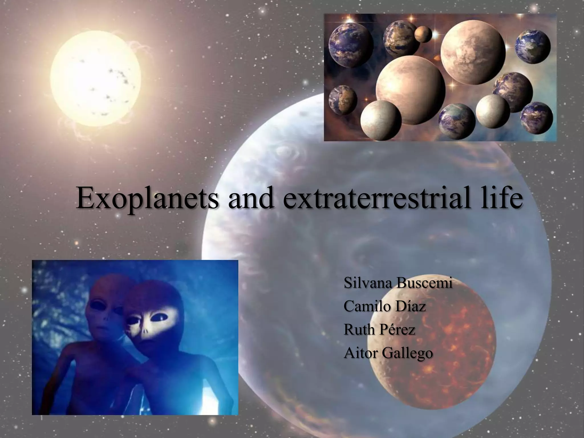 Exoplanets and extraterrestial life | PPTX