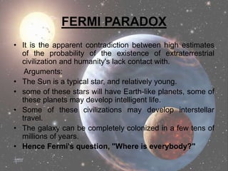 Exoplanets and extraterrestial life | PPTX