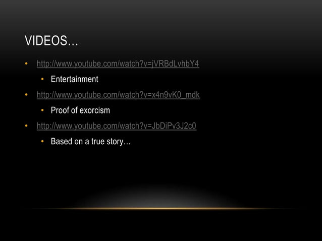 Exorcism. The precautions and info. (shared using http://VisualBee.com). | PPTX | Christianity ...