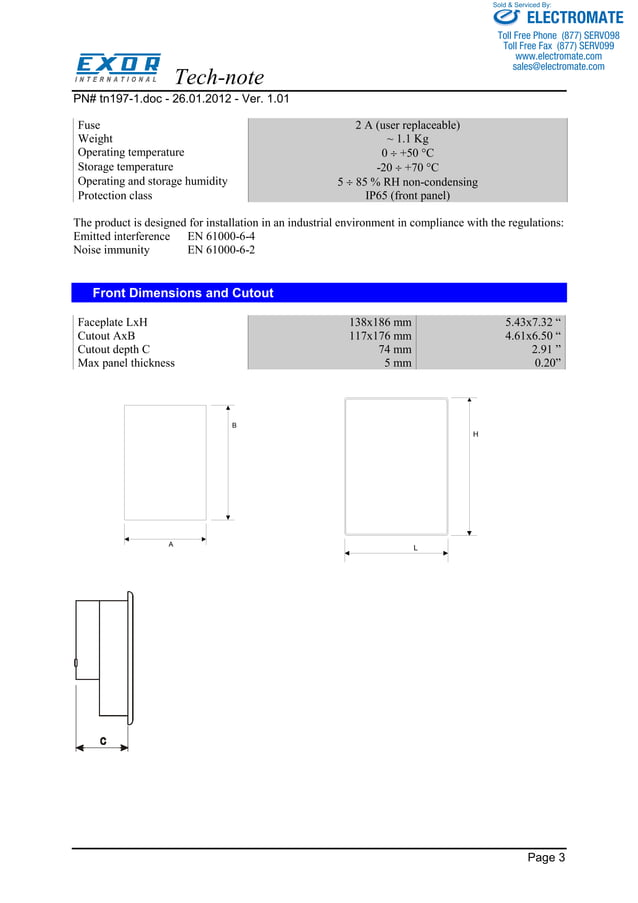 Exor cp01 r-04_specsheet | PDF