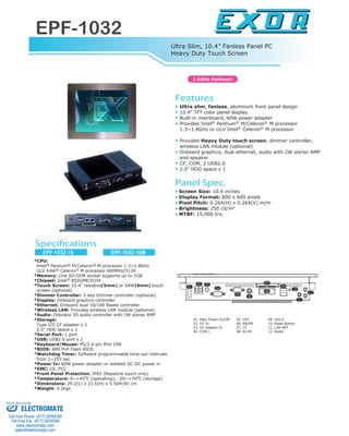Exor epf 1032_Spec Sheet | PDF