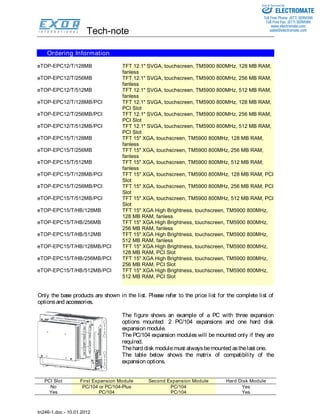 Exor e top-epc_brochure | PDF