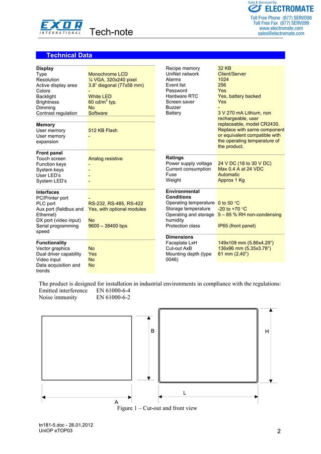 Exor e top03_specsheet | PDF | Consumer Electronics | Technology ...