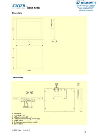 Exor e top515_specsheet | PDF