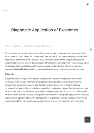 Exosome diagnostic | PDF