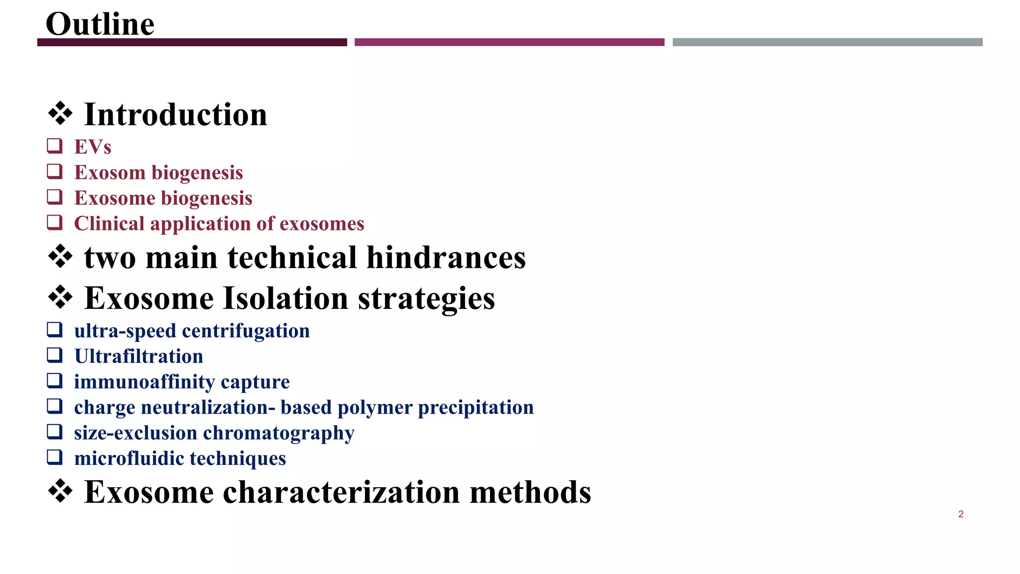 Exosome isolation and characterization | PDF