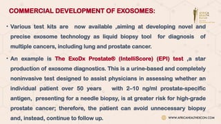 EXOSOMES-DISCOVERY-SEPARATION AND FUTUR USE IN DIAGNOSIS AND THERAPY ...