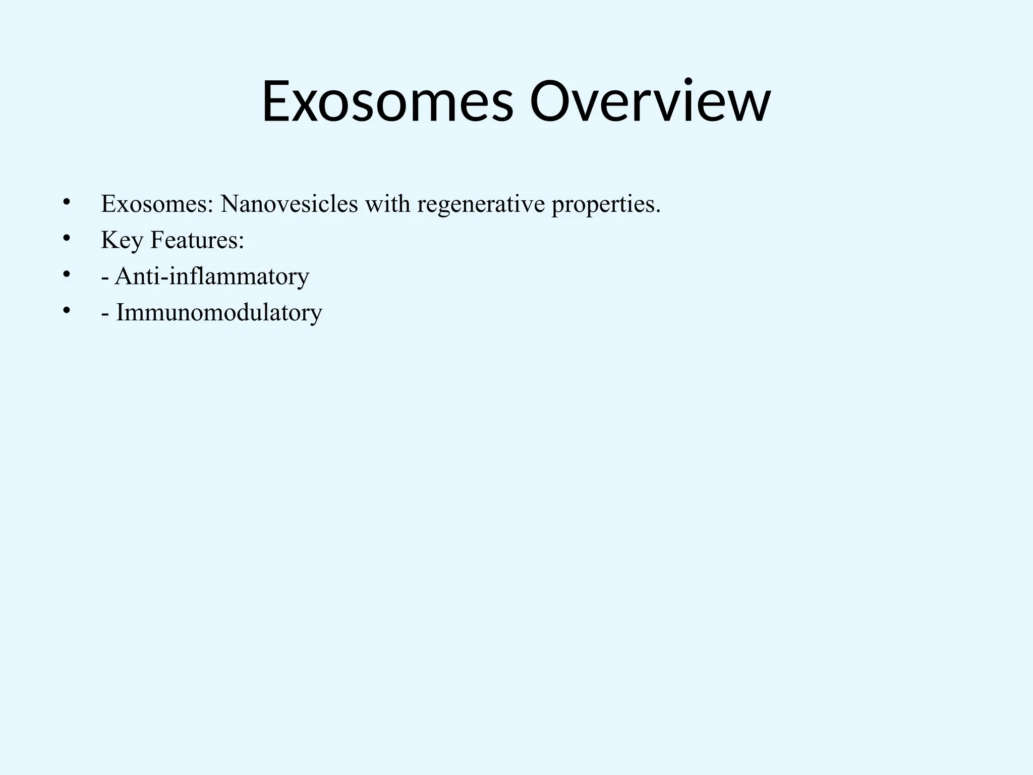 Exosomes_Presentation_Updated from article | PPTX