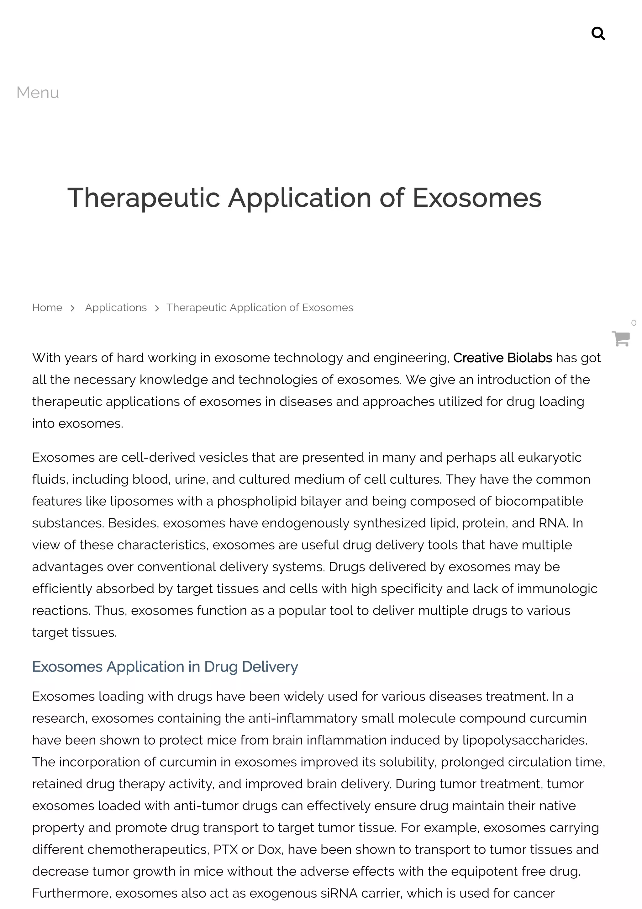 Exosome therapy | PDF