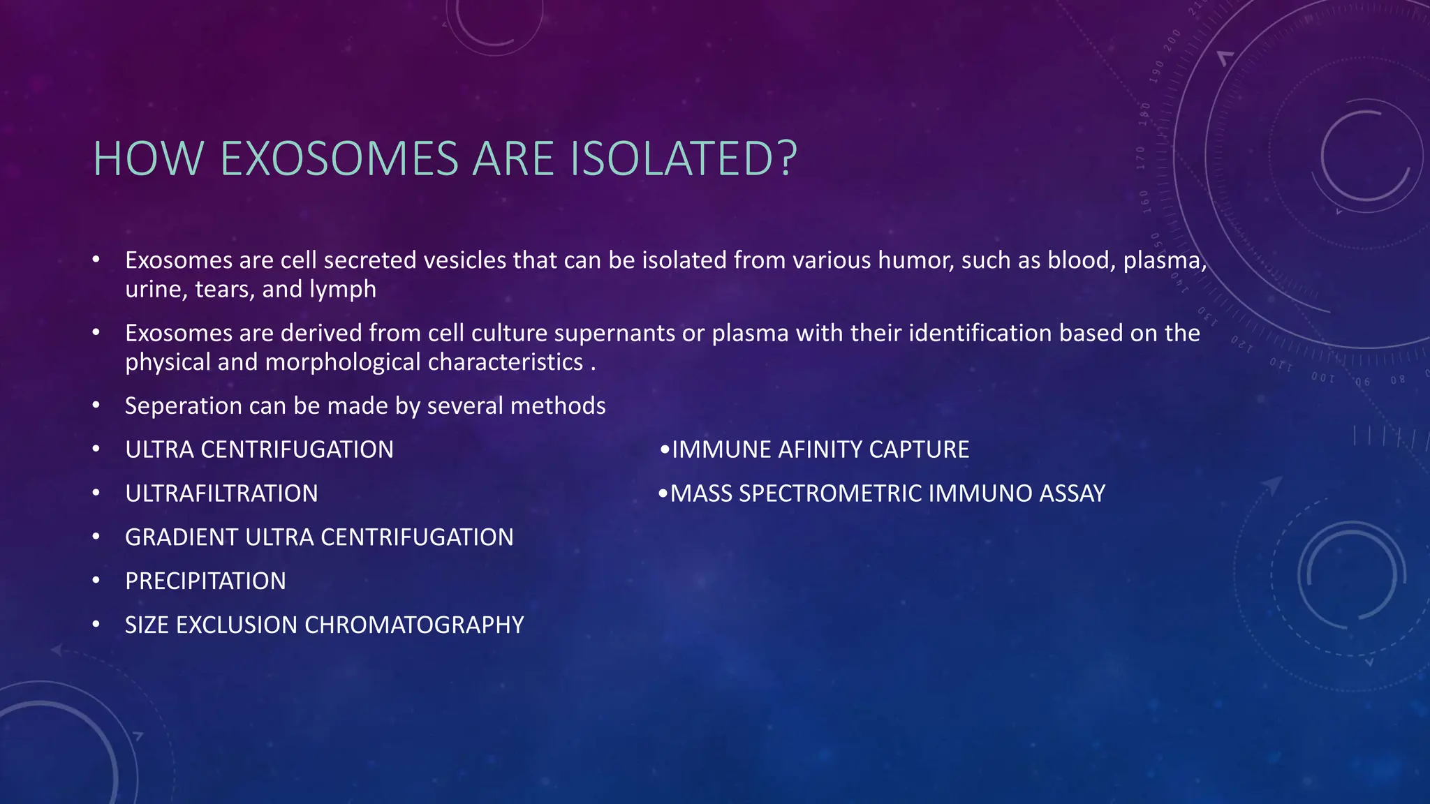 exosome therapy. A new frontier in regenerative medicine | PPTX