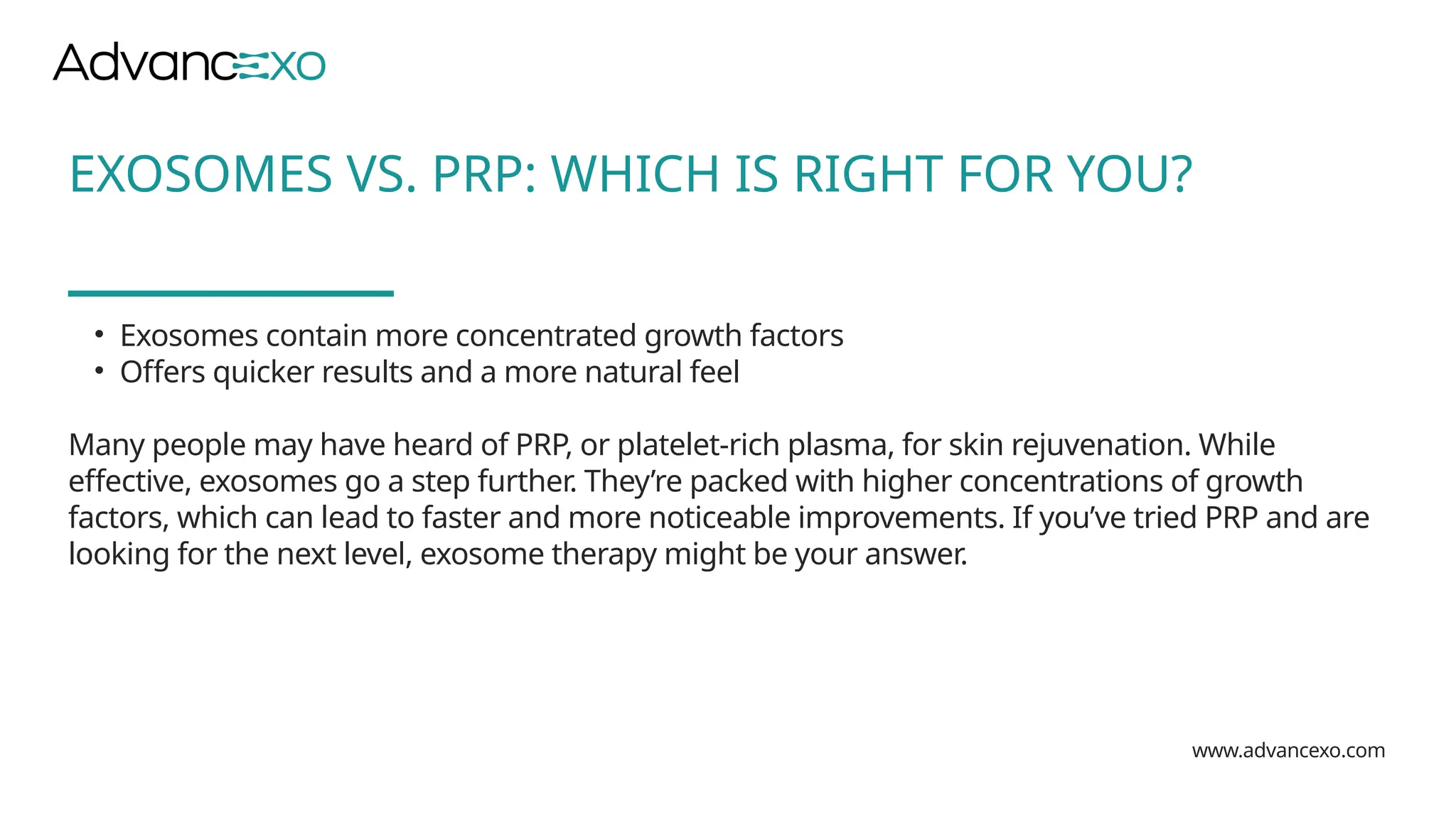 Exosome Therapy for Acne Scars, Lines, and Wrinkles | PPTX