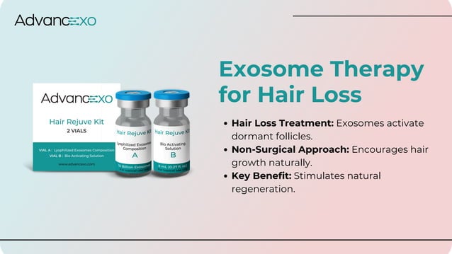 Exosome Therapy for Hair Loss: Revolutionizing Hair Treatment | PDF