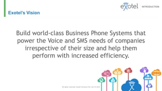 Exotel - Cloud telephony, Business phone system experts | PPTX
