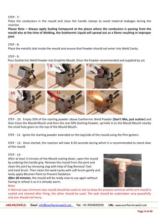 Exothermic welding | PDF