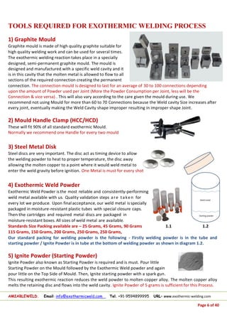 Exothermic weld | PDF