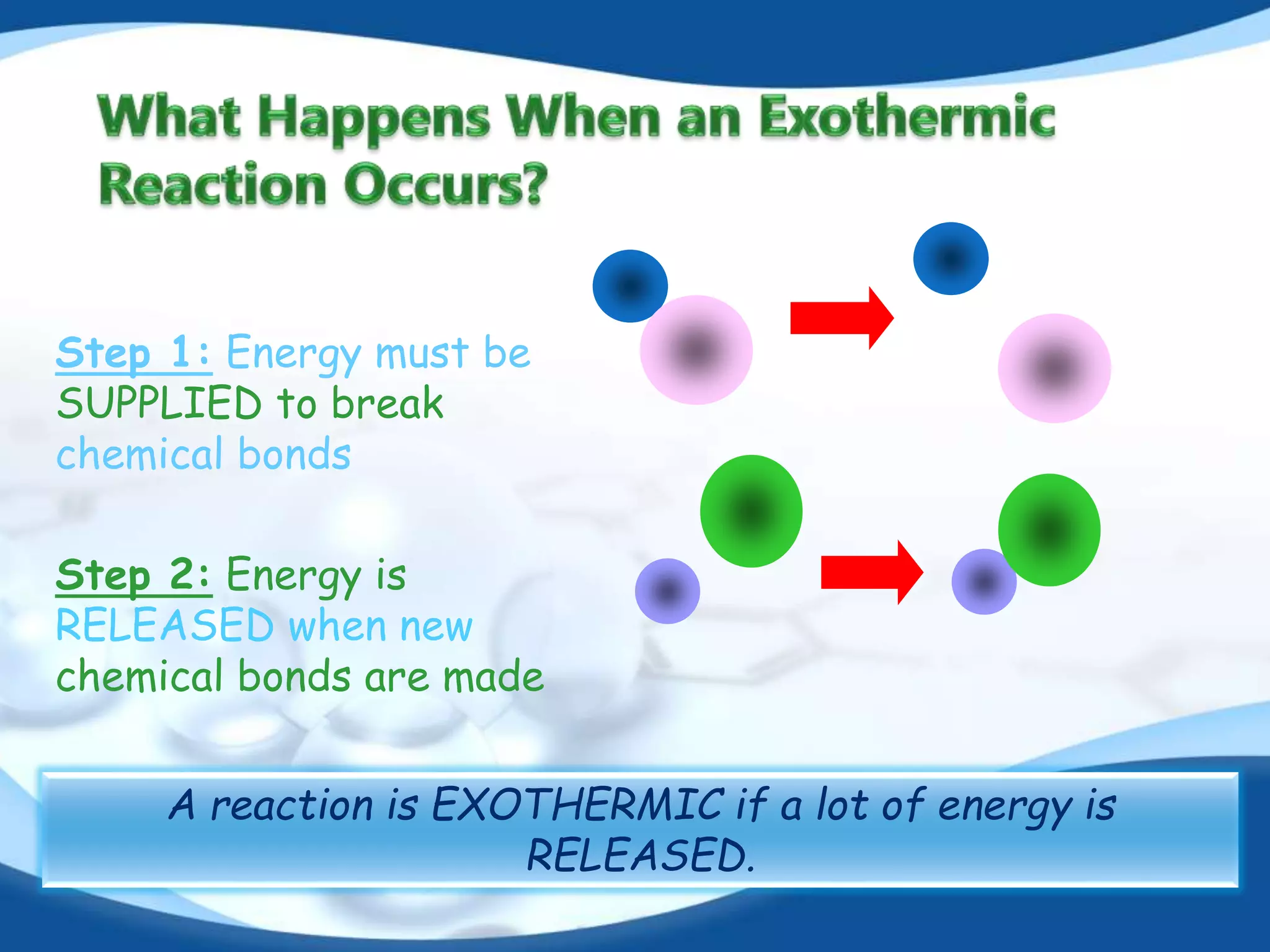 Exothermic reactions | PPTX