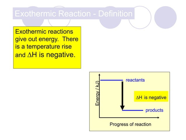 Chemistry- exothermic reactions and properties | PPT