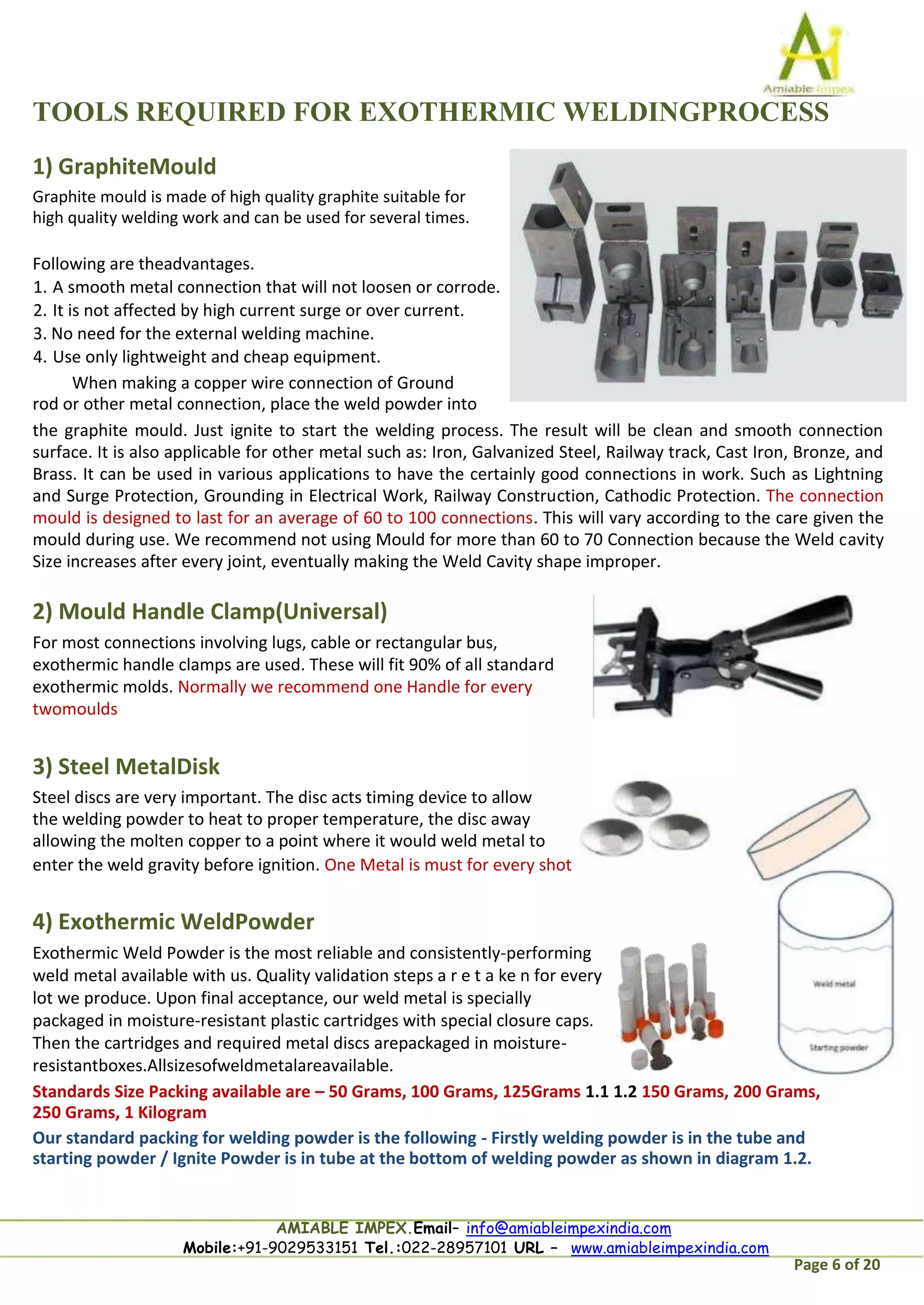 Exothermic Welding | PDF