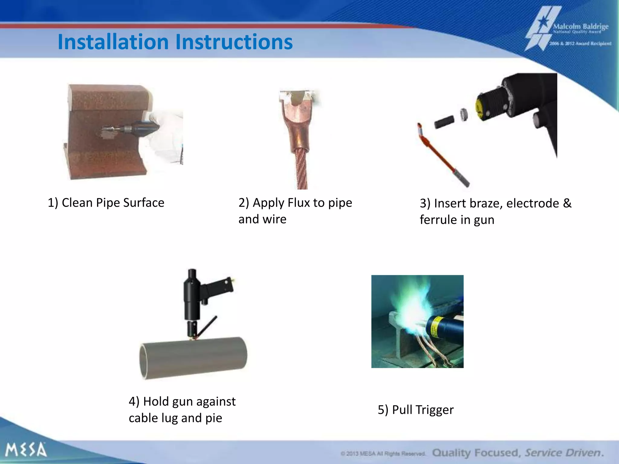 Exothermic Welding & Pinbrazing - Kevin Jones | PPTX