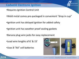 Exothermic Welding & Pinbrazing - Kevin Jones | PPTX