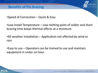 Exothermic Welding & Pinbrazing - Kevin Jones | PPTX
