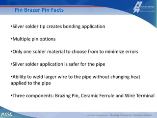 Exothermic Welding & Pinbrazing - Kevin Jones | PPTX