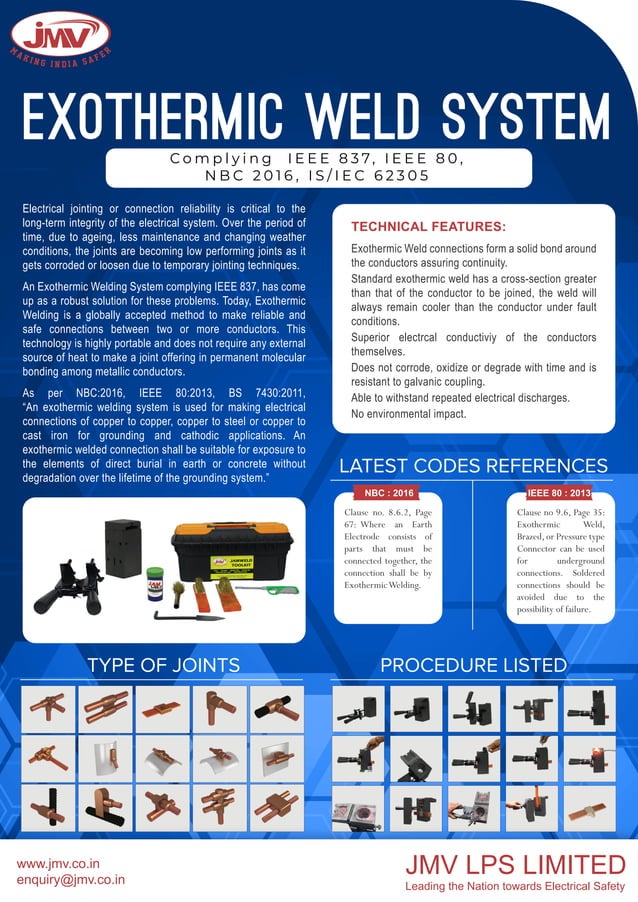 Get reliable solution in half the time with exothermic welding process ...