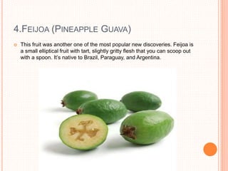 Exotic fruits and vegetables | PPTX