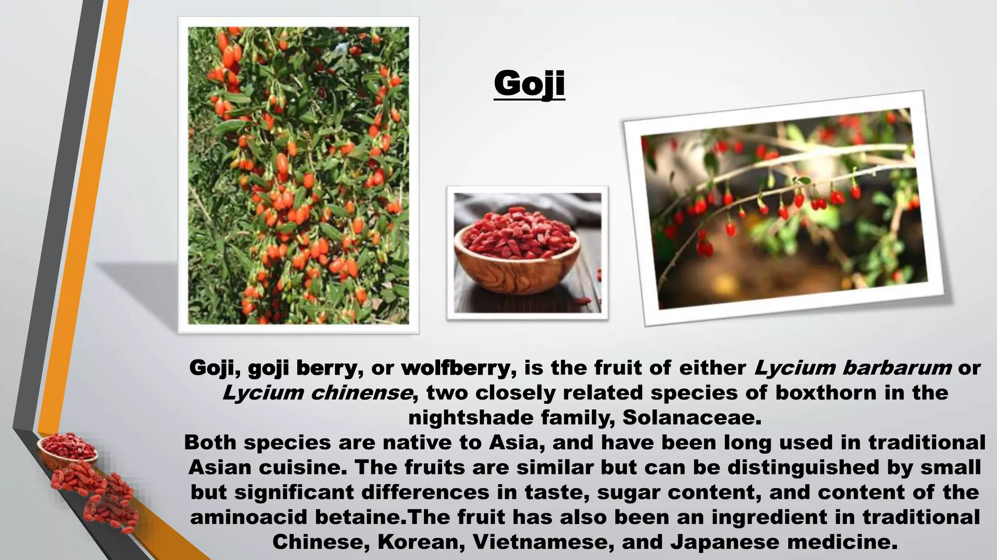 Exotic fruits and vegetables | PPTX