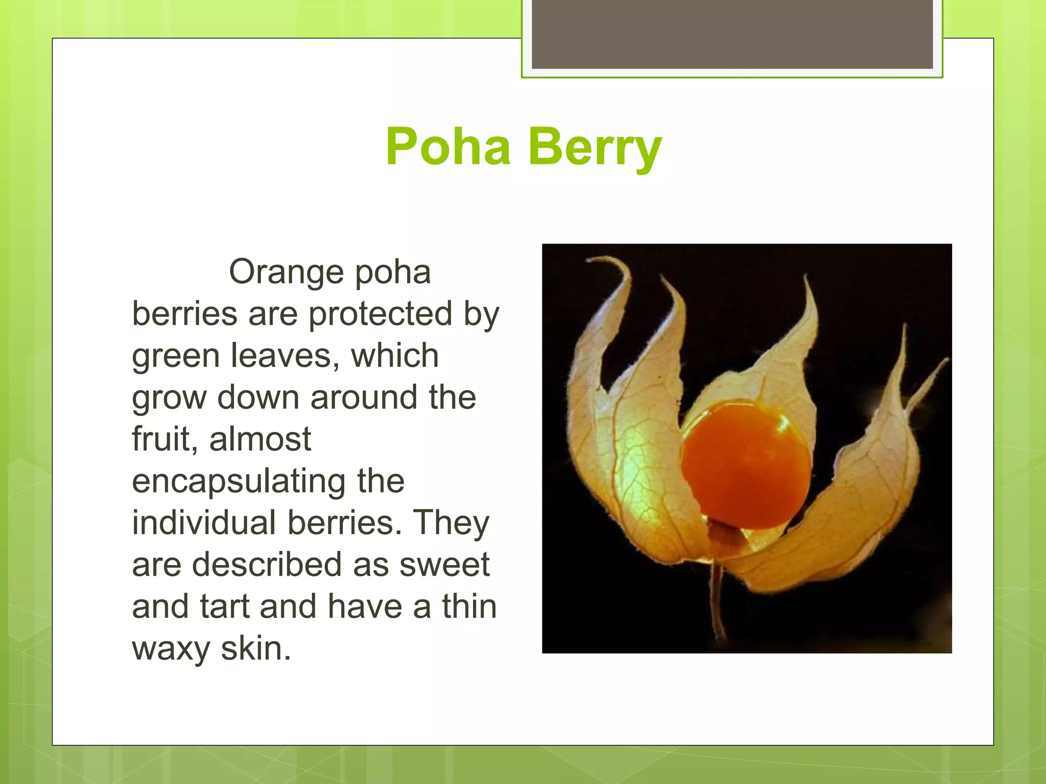 Exotic fruits and vegetables | PPTX