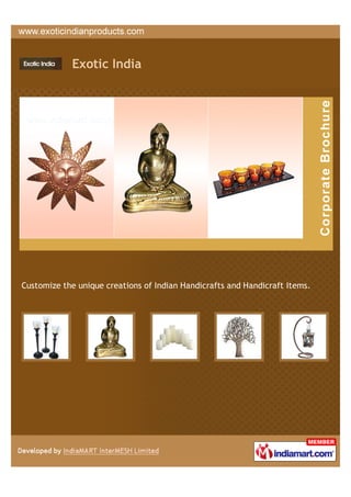 Exotic India, Moradabad , Candle Holder | PDF