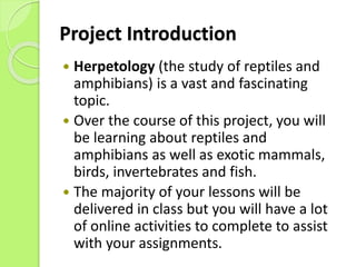 Exotics lesson 01 module introduction | PPT