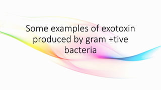 MECHANISM of ACTION of some GRAM positive BACTERIA’s exotoxin | PPT