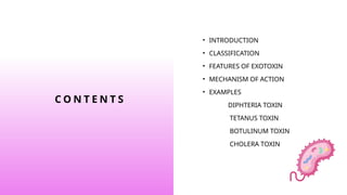 Exotoxins – classification, mechanism of action of exotoxins e.g ...