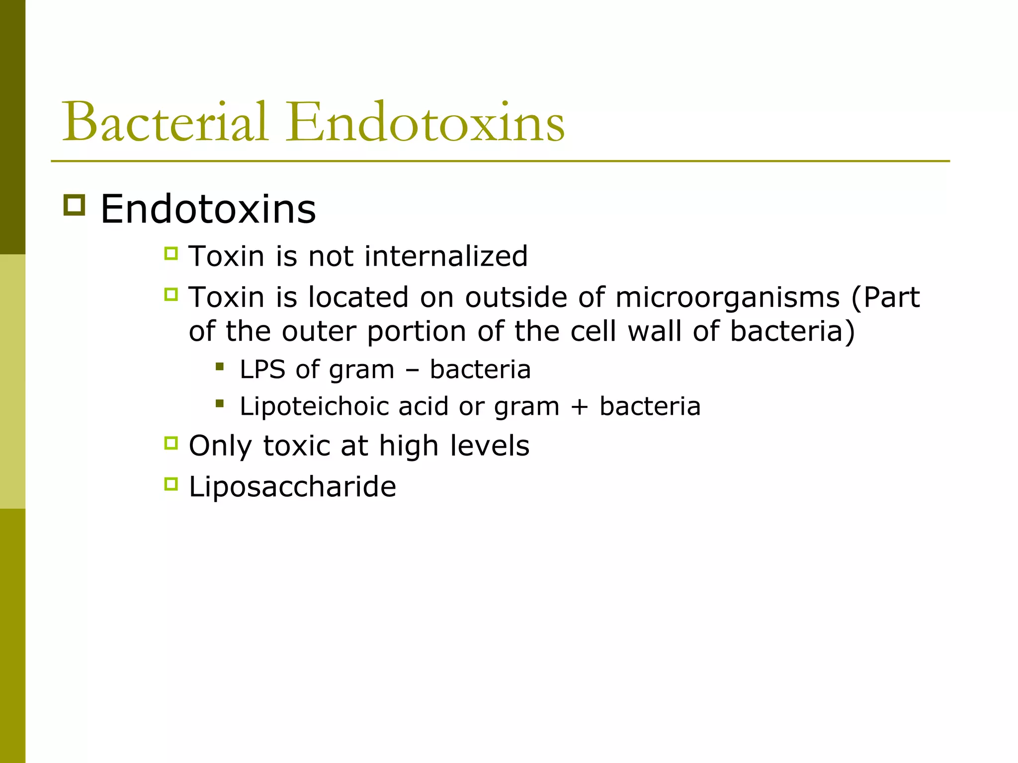 Mechanism of pathogenicity-Exotoxin and endotoxin | PPT