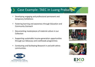 What works in Laos? Exo travel & CSR Exo travel phommavong | PPT
